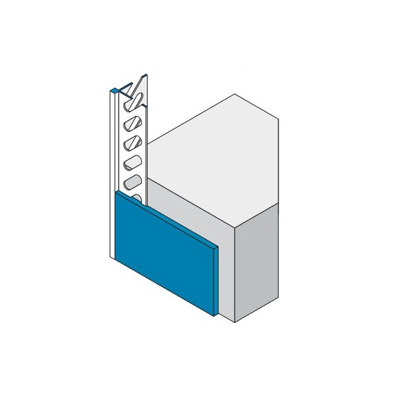 Corner bead for internal plastering APU A21 Duo-F 8145 - MDB Profil