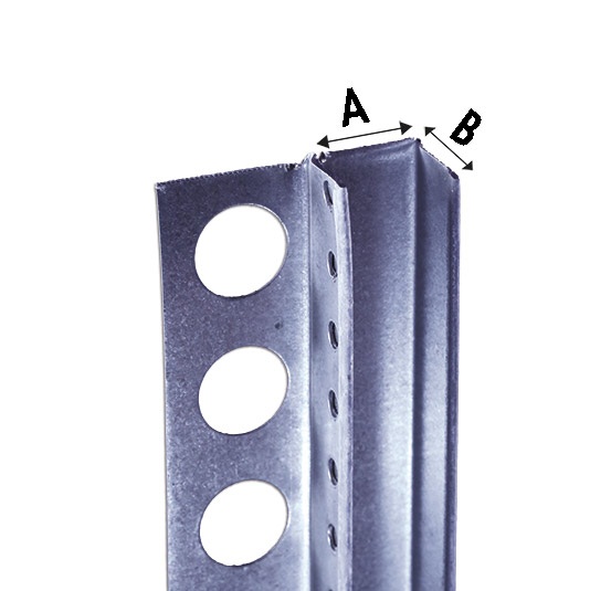 Shadowline profile for gypsum boards Caderplac U 0171 - MDB Profil