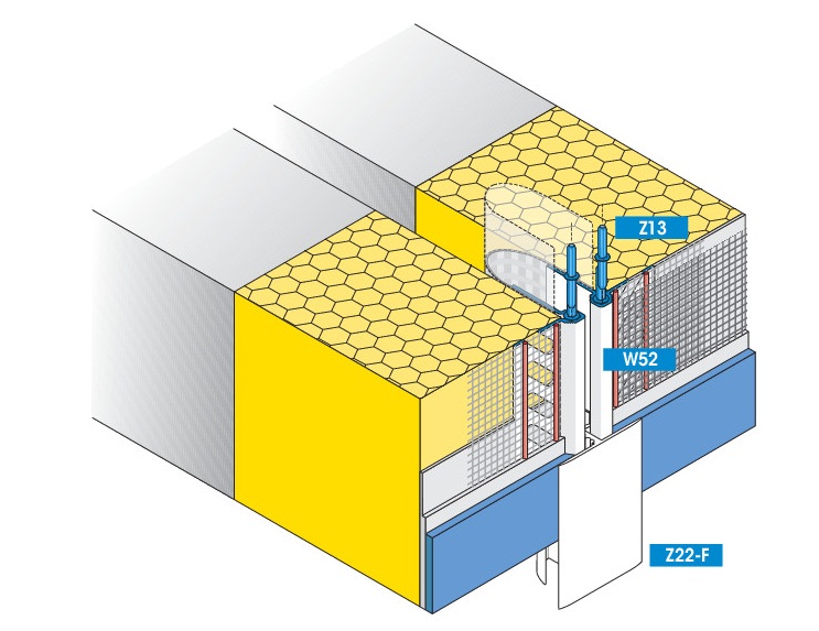 Movement bead for ETICS/EIFS systems APU W52 Duo-Tex 8029
