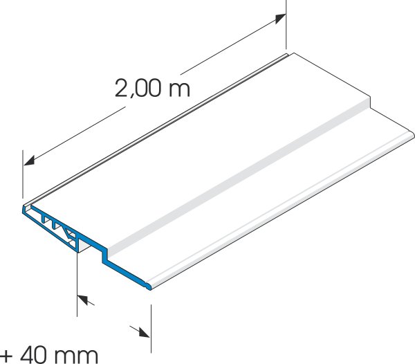 Base extension in PVC APU W63 SOLI-TEX 8273 - MDB Profil