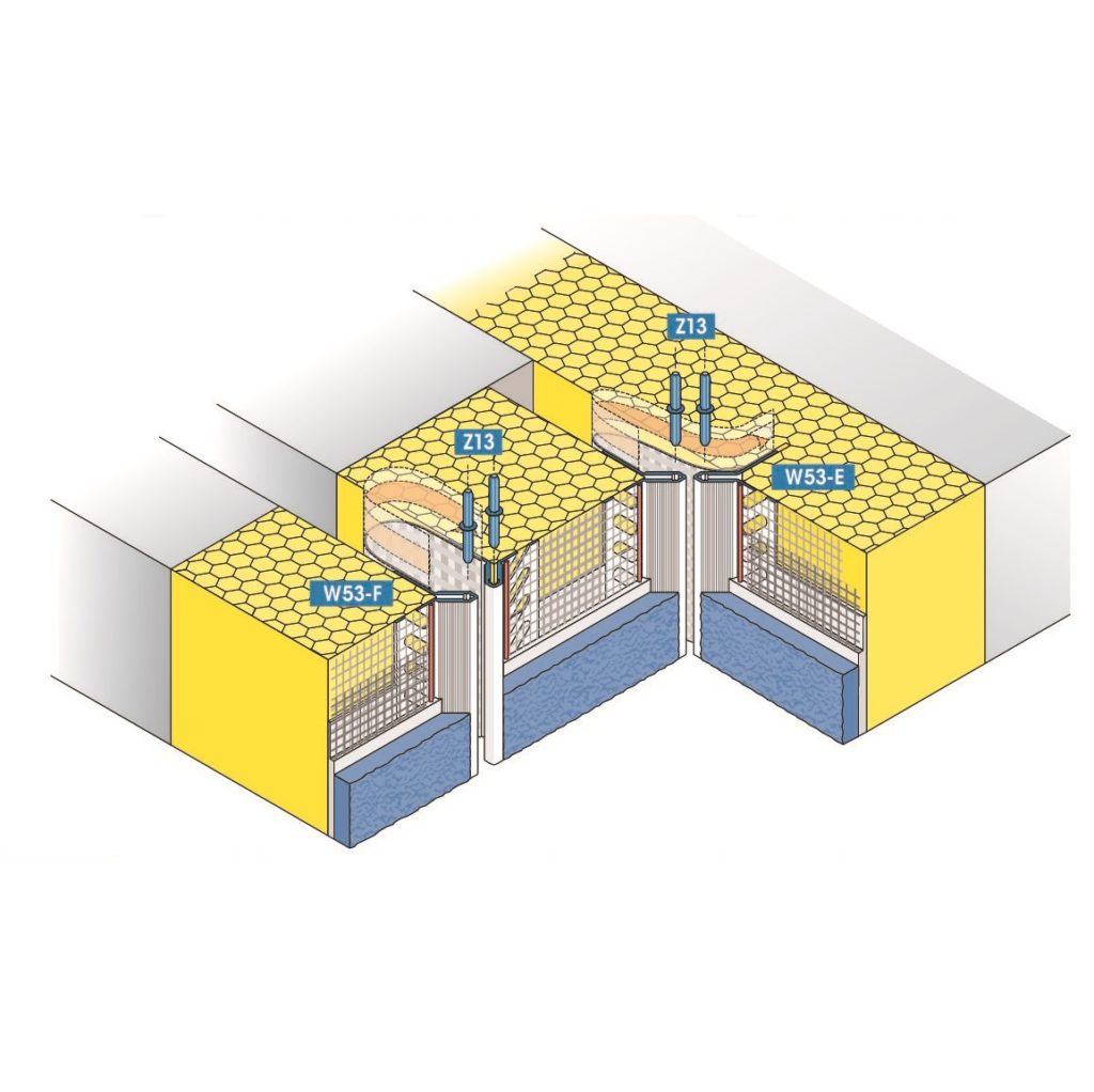 Movement bead for ETICS/EIFS systems APU W53-F Duo-Tex K 8173