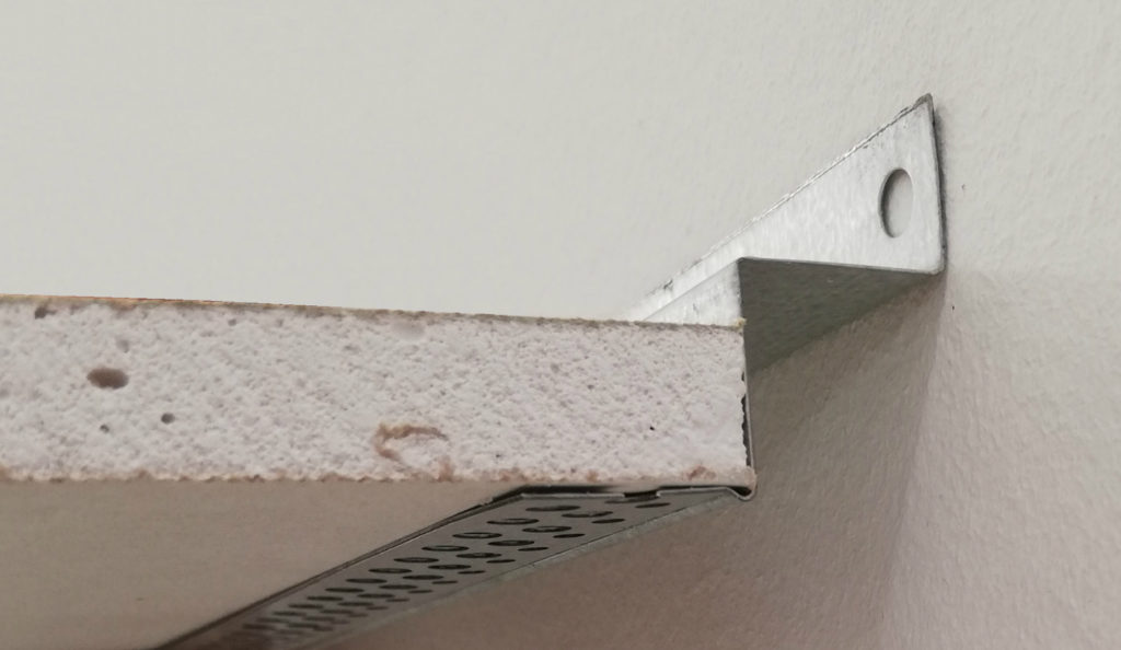 Shadowline profile for gypsum boards Placstop W 0197 - MDB Profil